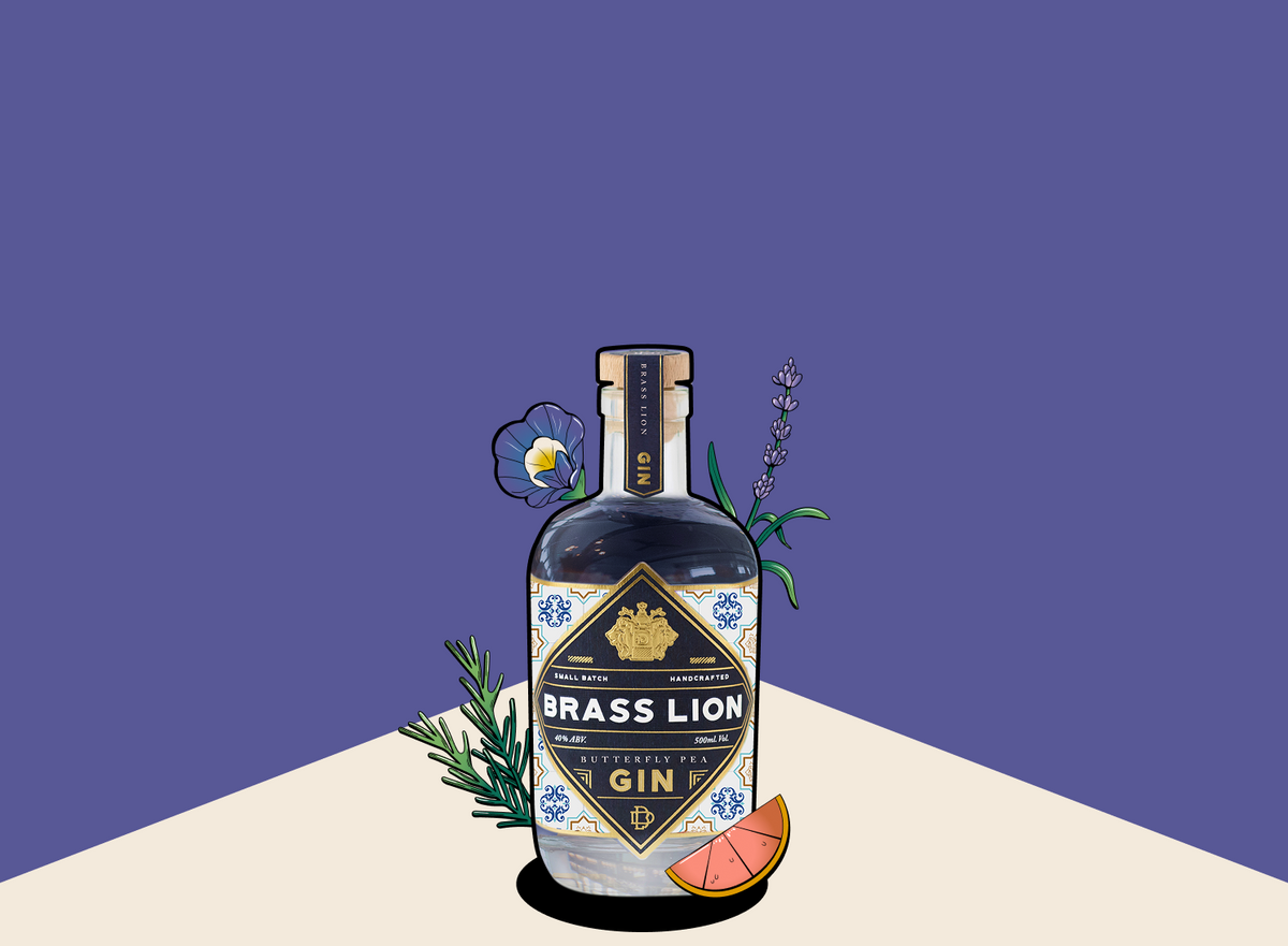 Butterfly Pea Gin – Singapore’s Unique Colour-Changing Gin – Brass Lion ...