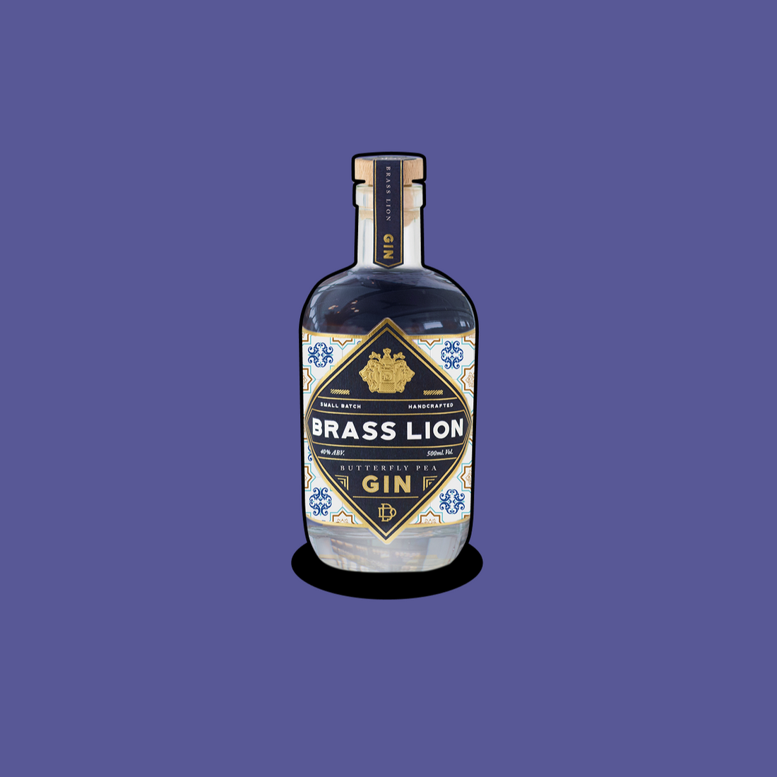 Butterfly Pea Gin | Brass Lion Distillery Singapore
